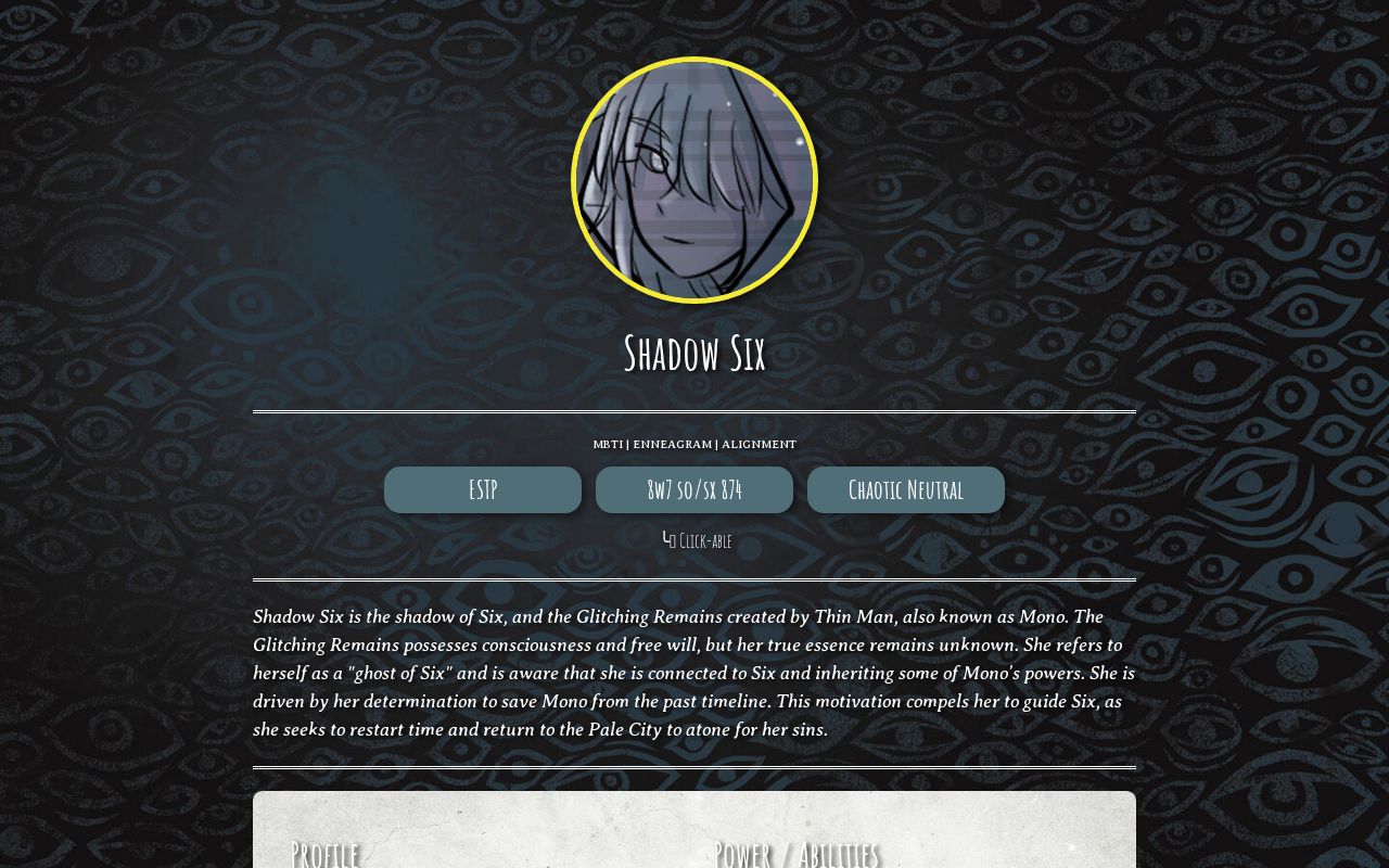 Shadow Six's Profile